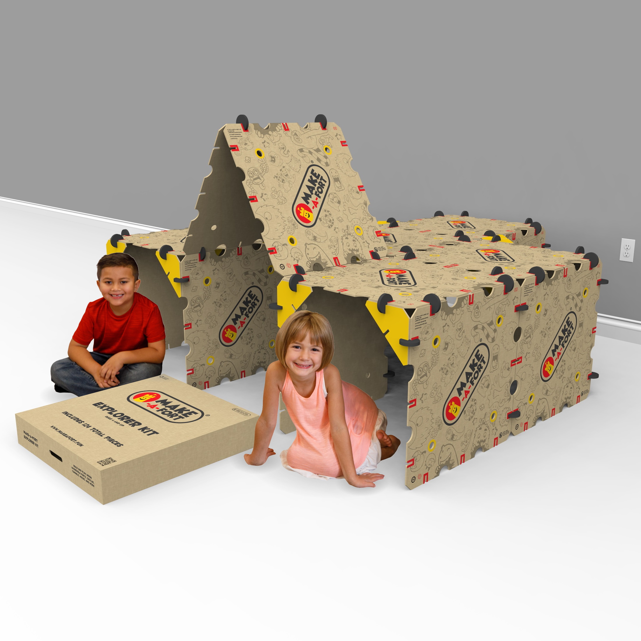 Children's fort building kit store